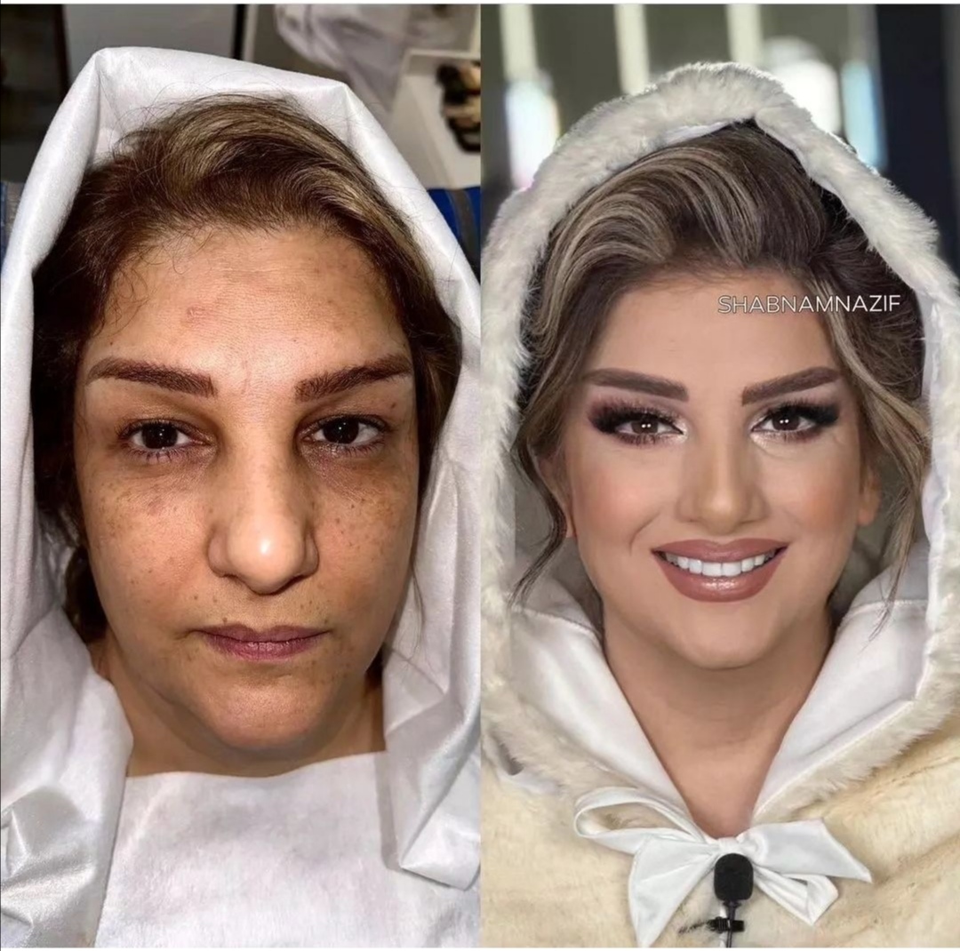 بدون آرایش با آرایش طرفداری